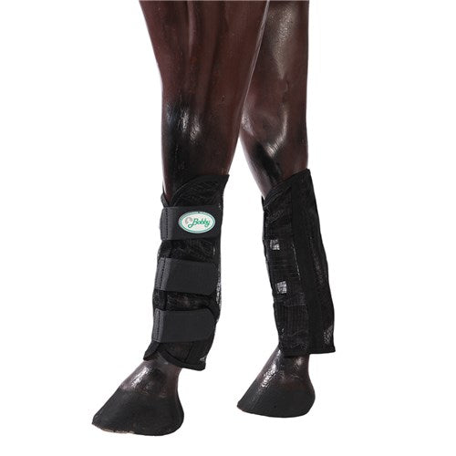 Kool Master PVC Mesh Fly Boots Black - Set of 4