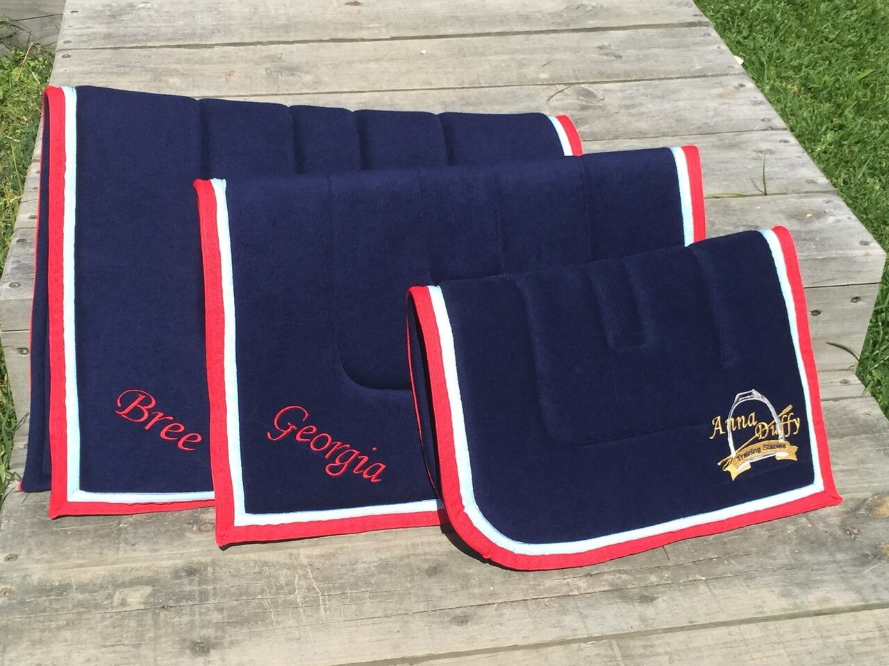 Custom Made Kersey Wool Saddle Pads